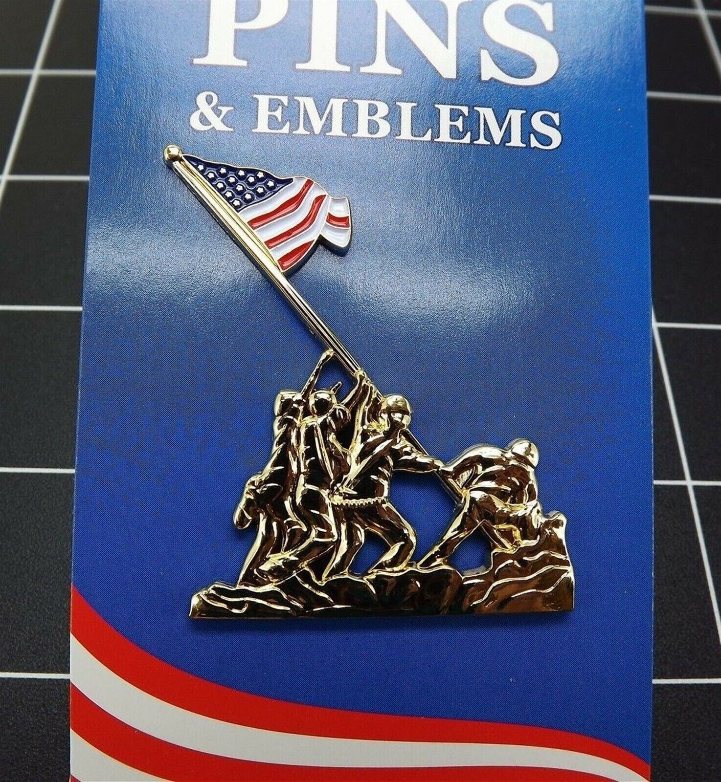 BRAND NEW USMC Lapel Pin United States Marine Corps Iwo Jima 2" | eBay