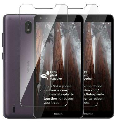 Para Nokia C01 Plus Vidrio Templado Protector de Pantalla 9H Duro (Pack ...