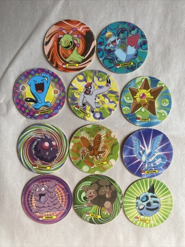 Lot Of 11 POKEMON 4 Tazos Classics Original Mexico Pogs Sabritas | eBay.de