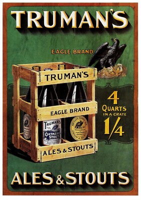 Truman's beer Metal Wall Sign | eBay UK