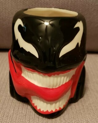 Marvel Comics Venom Coffee Mug Cup 3 D Molded Head 16 oz Ceramic Loot ...