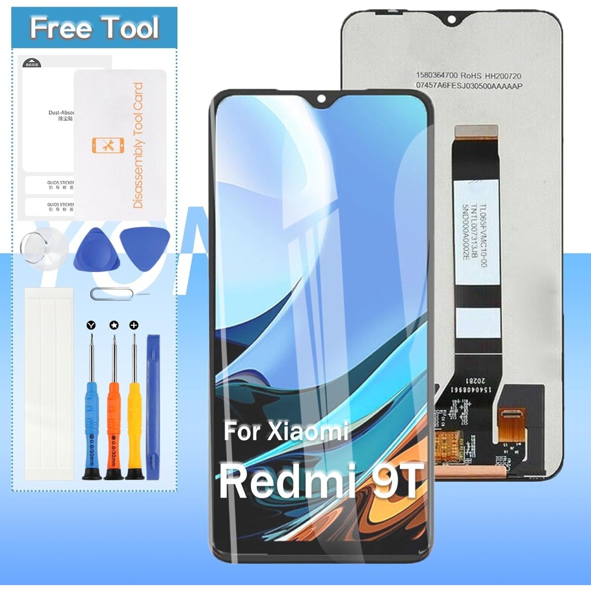 For Xiaomi Redmi 9T/Poco M3/Note 9 4G M2010J19SG LCD Display Touch ...