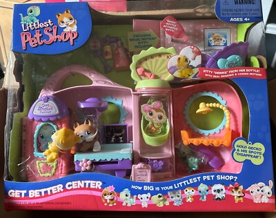 Littlest Pet Shop 2005 Get Better Center LPS cat MM1 DOG #112 GECKO ...