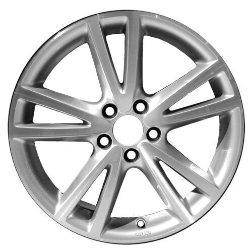 Wheel 5x112mm 17x7 Alloy 5 Double Spoke Angled Spokes Fits 08-14 JETTA ...