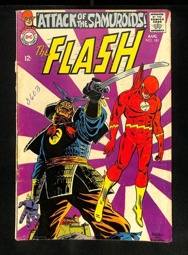 Flash #181 VG+ 4.5 Samurai Cover! DC Comics 1968 | eBay