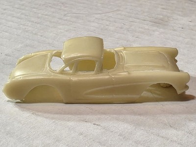 1960 Corvette Hardtop T-Jet mount HO Scale Resin Slot Car Body TYCO ...