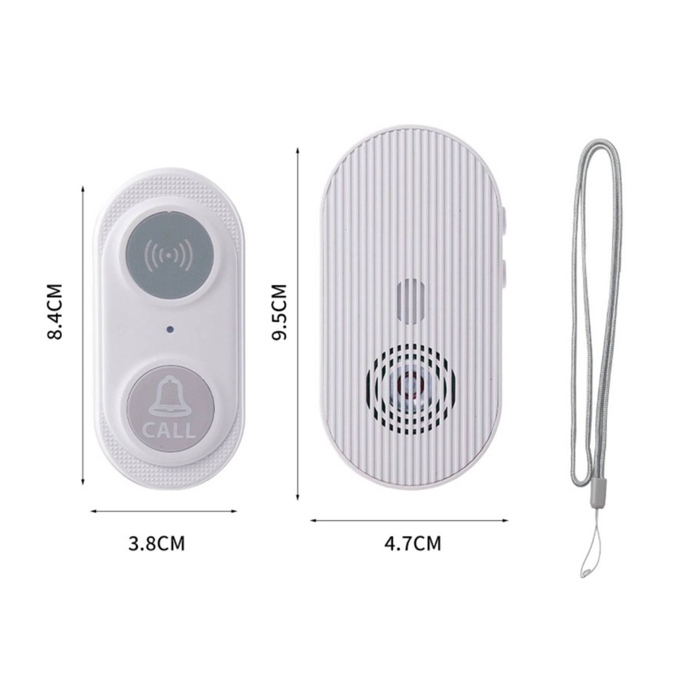 Waterproof Call Button Smart Patient Signal Pager Portable for Bedside ...