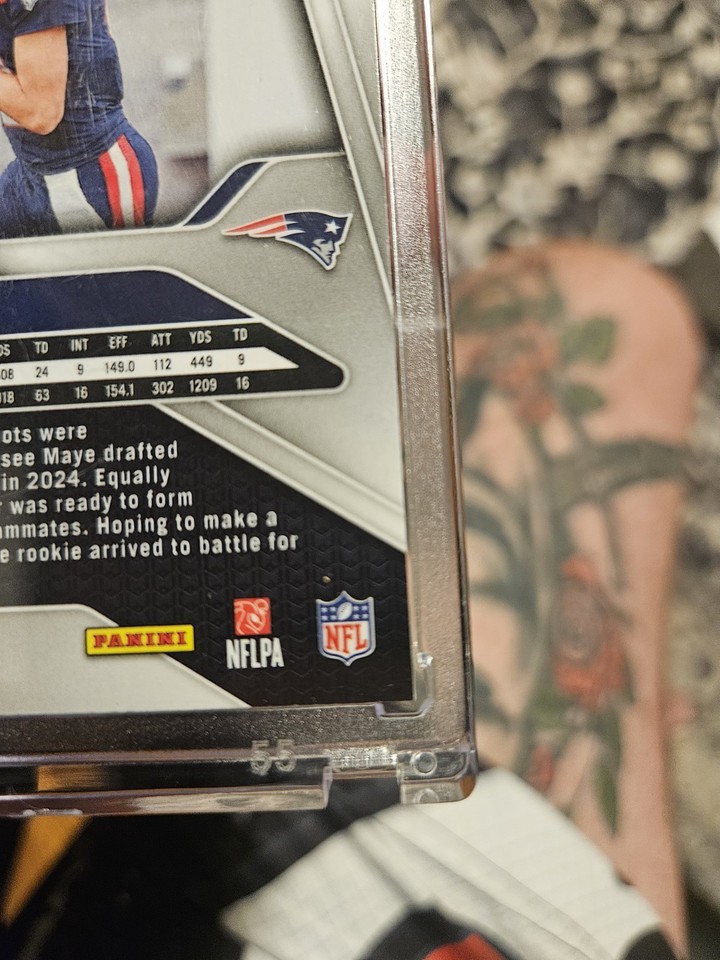 2024 Prizm Drake Maye Red White & Blue Rookie RC ROOKIE SSP CASE HIT | eBay