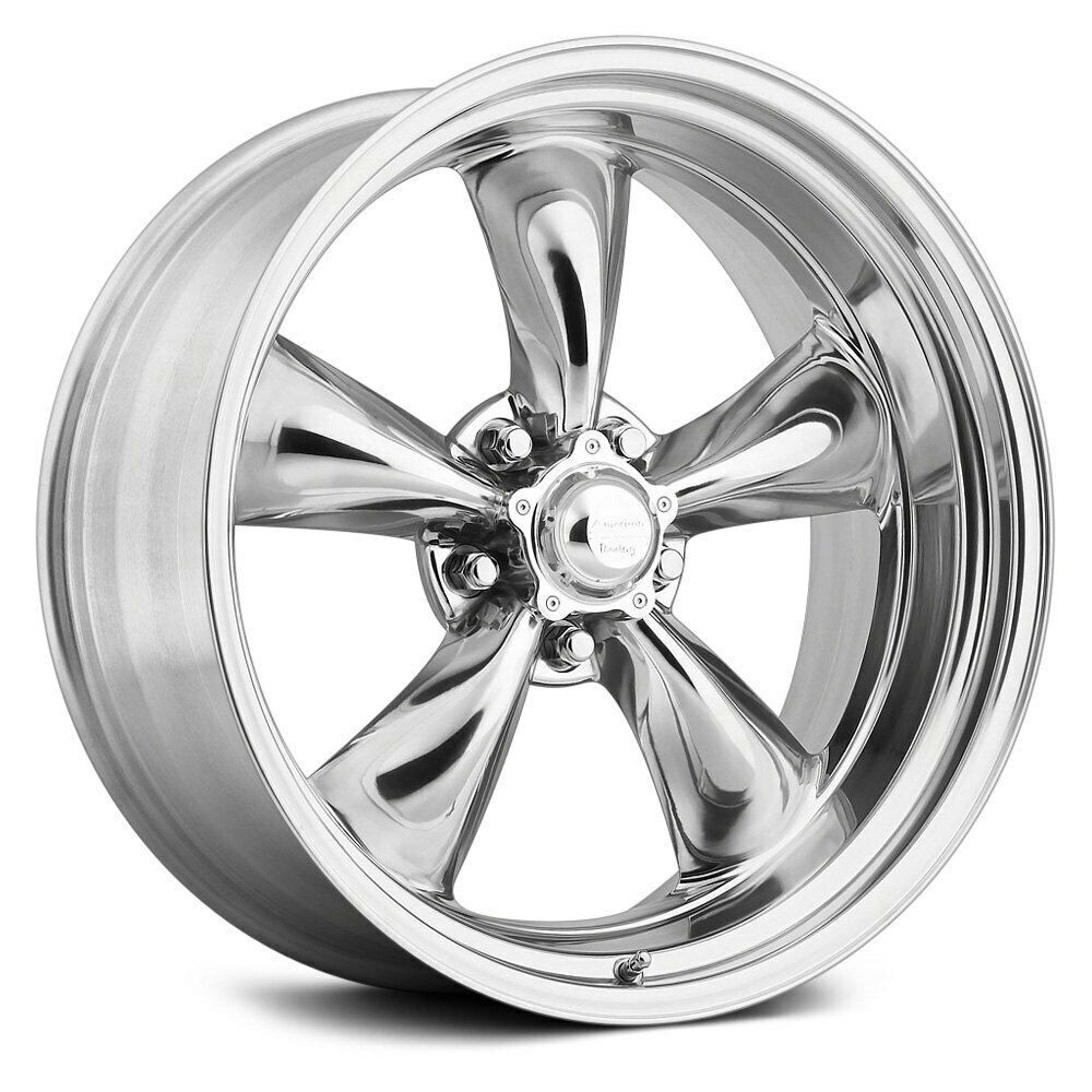 15x6/15x7 Polished Wheels American Racing VN515 Torq Thrust II 1 Pc 5x4 ...