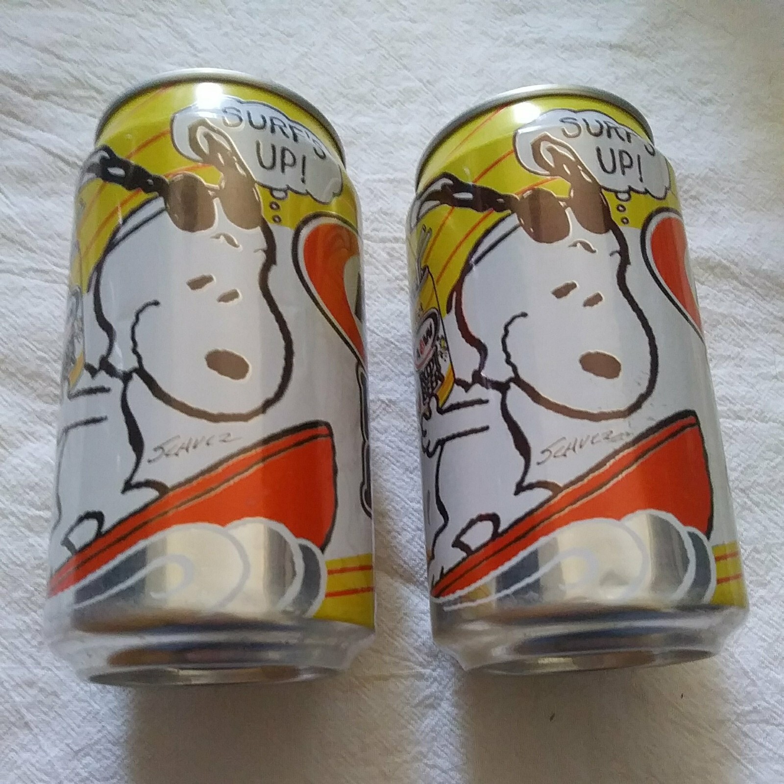 2 RARE Vintage DIET A&W ALUMINUM Root Beer | Grelly USA