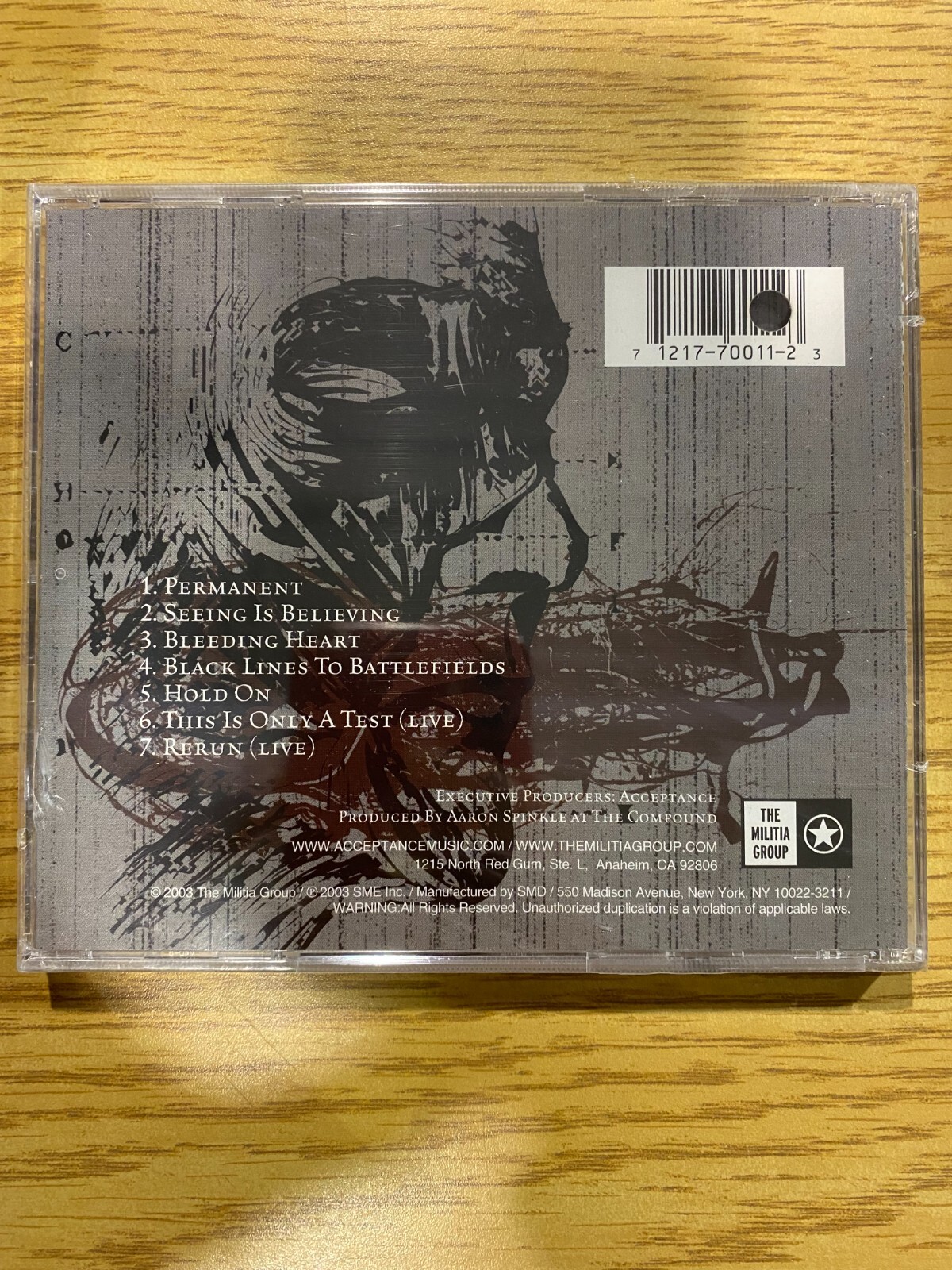 Black Lines to Battlefields [EP] by Acceptance (CD, May-2003, The ...