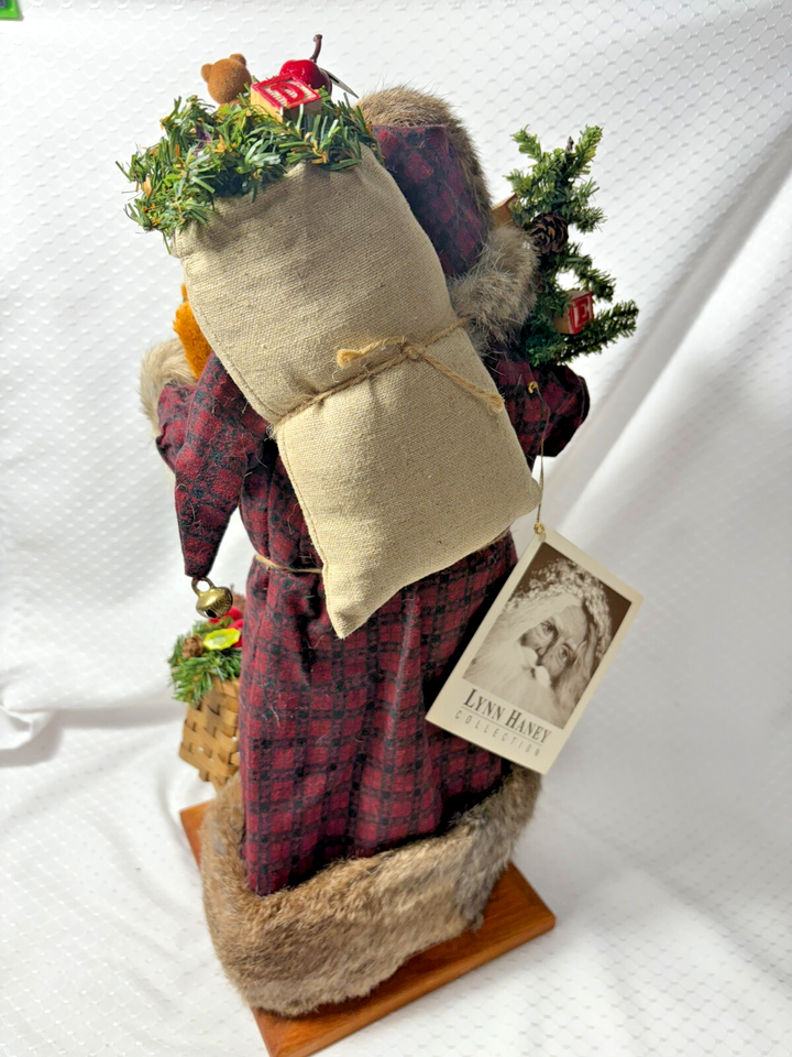 Vintage Lynn Haney Making His List Santa Figure 1998 #1628 w/ Box ...