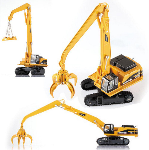 Material Handler Crane Truck Toy Construction Equipment 1:87 Diecast ...