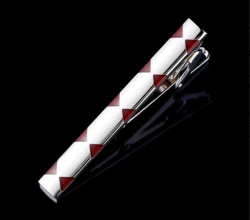 Casual and Professional Style Geometric Shapes Classy Red and Silver ...