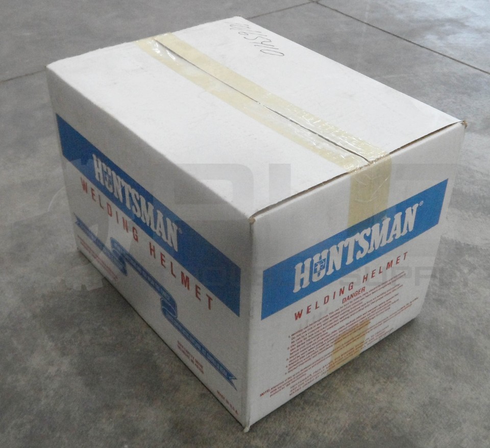 NEW SEALED HUNTSMAN 951P THERMOPLASTIC HELMET 4"X5-1/4" BIG WINDOW ...