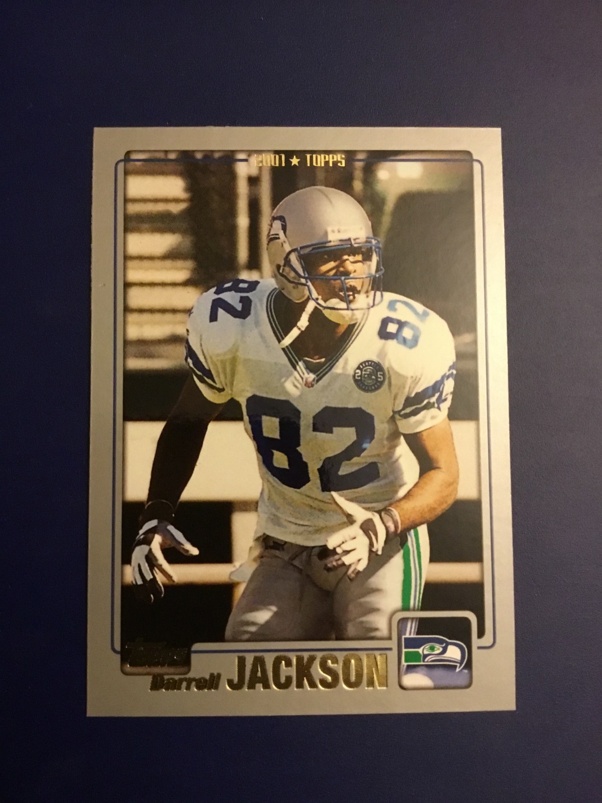 2001 Topps #165 DARRELL JACKSON Seattle Seahawks WR Awesome Card LOOK ...
