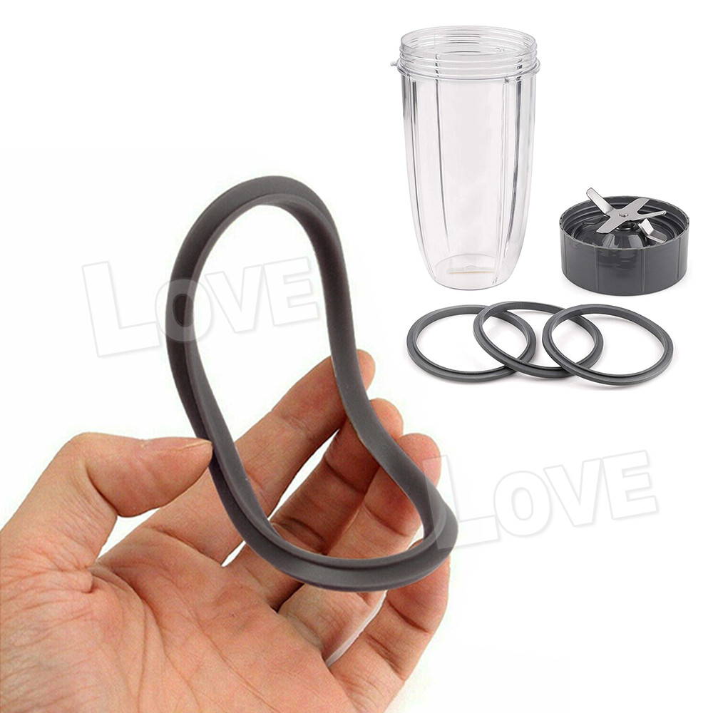 4X Gasket Seal for Nutribullet Replacement Grey Rubber Ring suit 600W ...