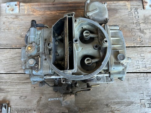 Used Vintage Holley 7855 650 CFM 4 Barrel Spread Bore Carburetor Mopar ...