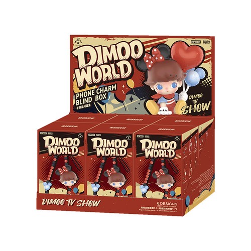 POPMART DIMOO WORLD × Disney Series Mobile phone lanyard Blind Box NEW ...
