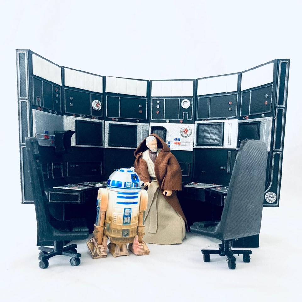 Star Destroyer Control Room for 3.75 inch (1:18) Scale Action Figure | eBay