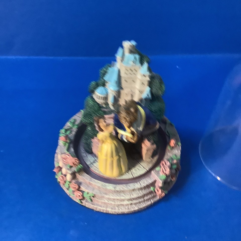1990s Disney Beauty & Beast Maurice Enchanted Castle Figurine Under ...