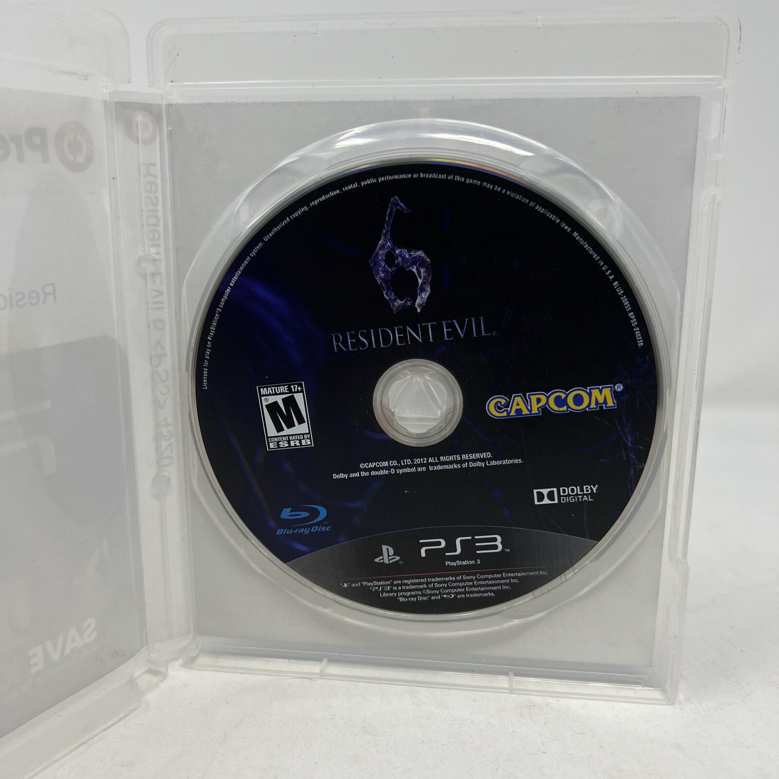 Resident Evil 6 Sony PlayStation 3 PS3 Game Disc Only Tested ...