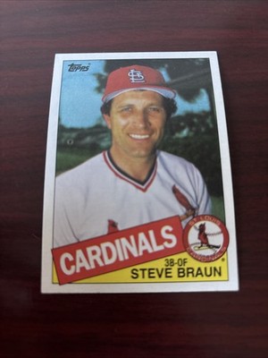 1985 Topps - Steve Braun #152 St. Louis Cardinals NM-MINT | eBay