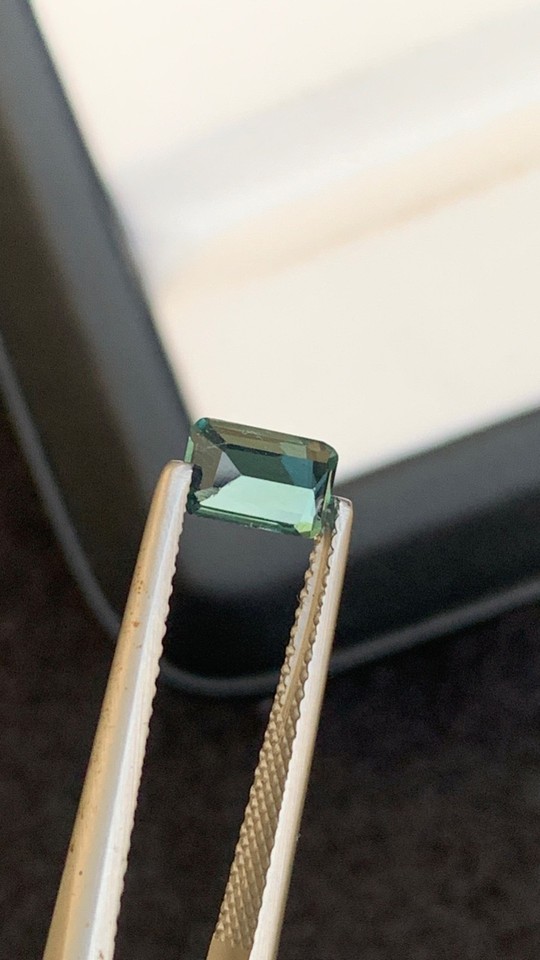 Indicolite Colour Natural Faceted Tourmaline Gemstone , Open Blue ...