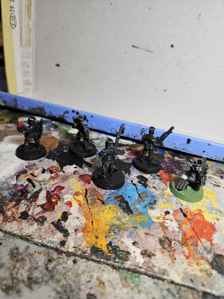 Oop Warhammer 40K Imperial Guard Mordian Iron Guard Mortar Crew | eBay