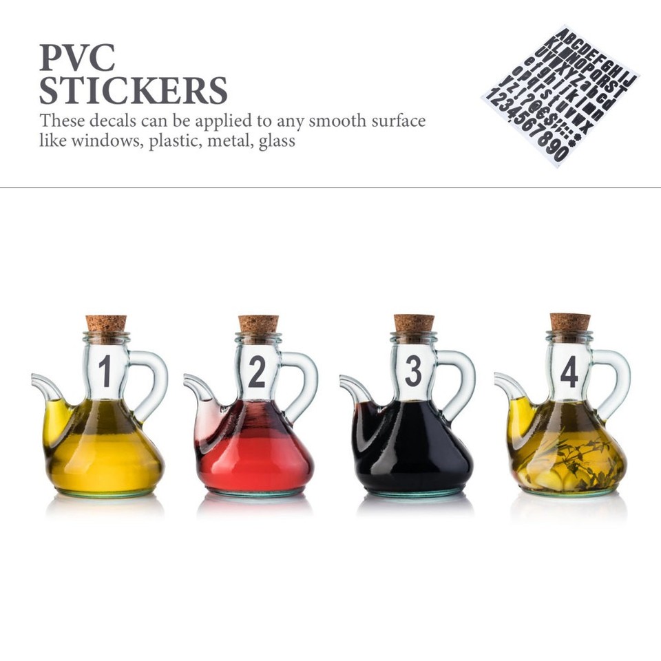 10 Sheets Adhesive Numbers Address Stickers for Envelopes Letters ...