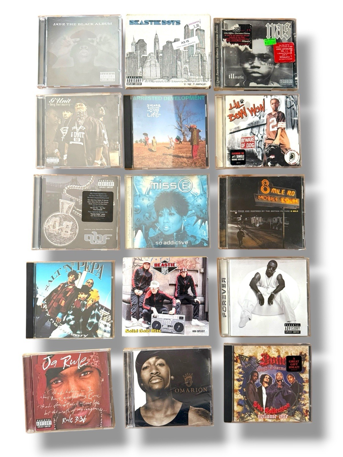 Rap CD collection Eminem Nas Jay Z Puff 90s-2000s lot of 15 | eBay