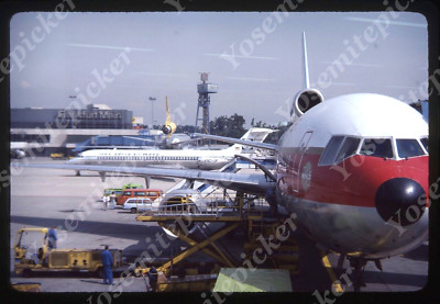 sl81 Original slide 1982 Frankfurt Germany airport airplanes 045a | eBay