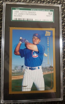 1999 Topps Traded Baseball Card #T17 Corey Patterson RC PSA? SGC 92 | eBay
