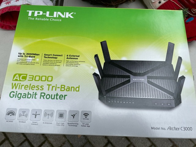 TP-LINK AC3000 Archer C3000 Wi-fi Tri-band Gigabit Router for sale ...