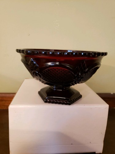 Valentine Day Special - Avon Cape Cod Ruby Red Candy Dish-Perfect ...