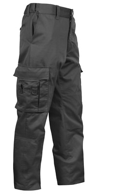 NE BLACK EMS EMT PARAMEDIC MEDIC WORK CARGO 9 POCKET PANTS MENS XL | eBay