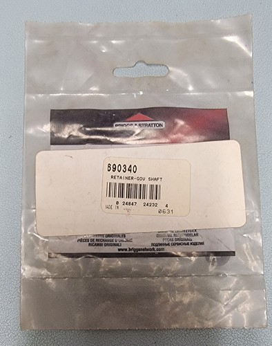GENUINE OEM BRIGGS & STRATTON PART # 690340; GOVERNOR SHAFT RETAINER | eBay