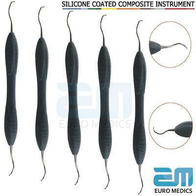 Dental Langer Curette Silicon Coated Handle Universal Periodontal ...