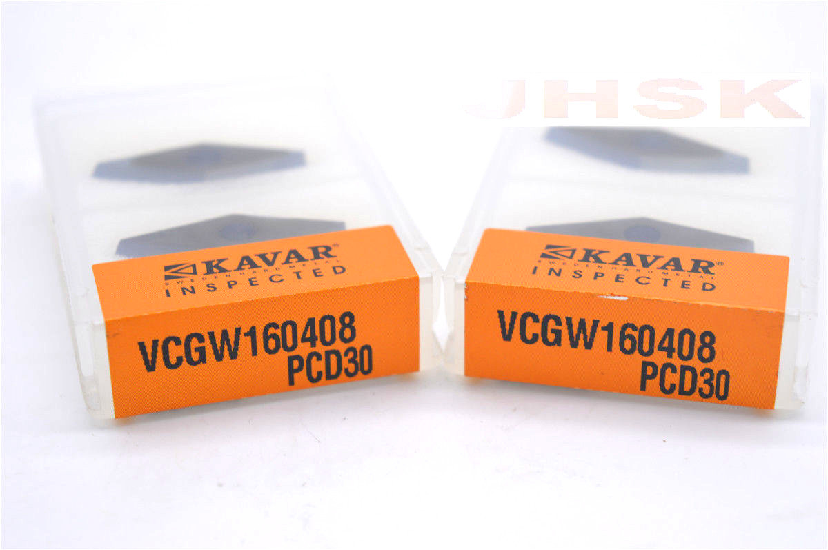 2pcs VCGW160408 PCD30 VCGW 332 PCD30 for Aluminum INSERT Diamond ...