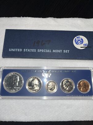1967 SMS US Special Mint Set 5 Coins | eBay