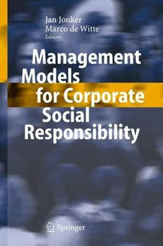 Management Models for Corporate Social Responsibility by Jan Jonker ...