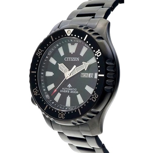 Citizen Promaster NY0135-80E Fugo Left Crown Special Edition Black Dial ...