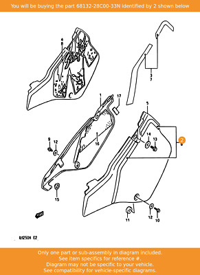 SUZUKI Emblem,rh (blue), 68132-28C00-33N OEM | eBay UK