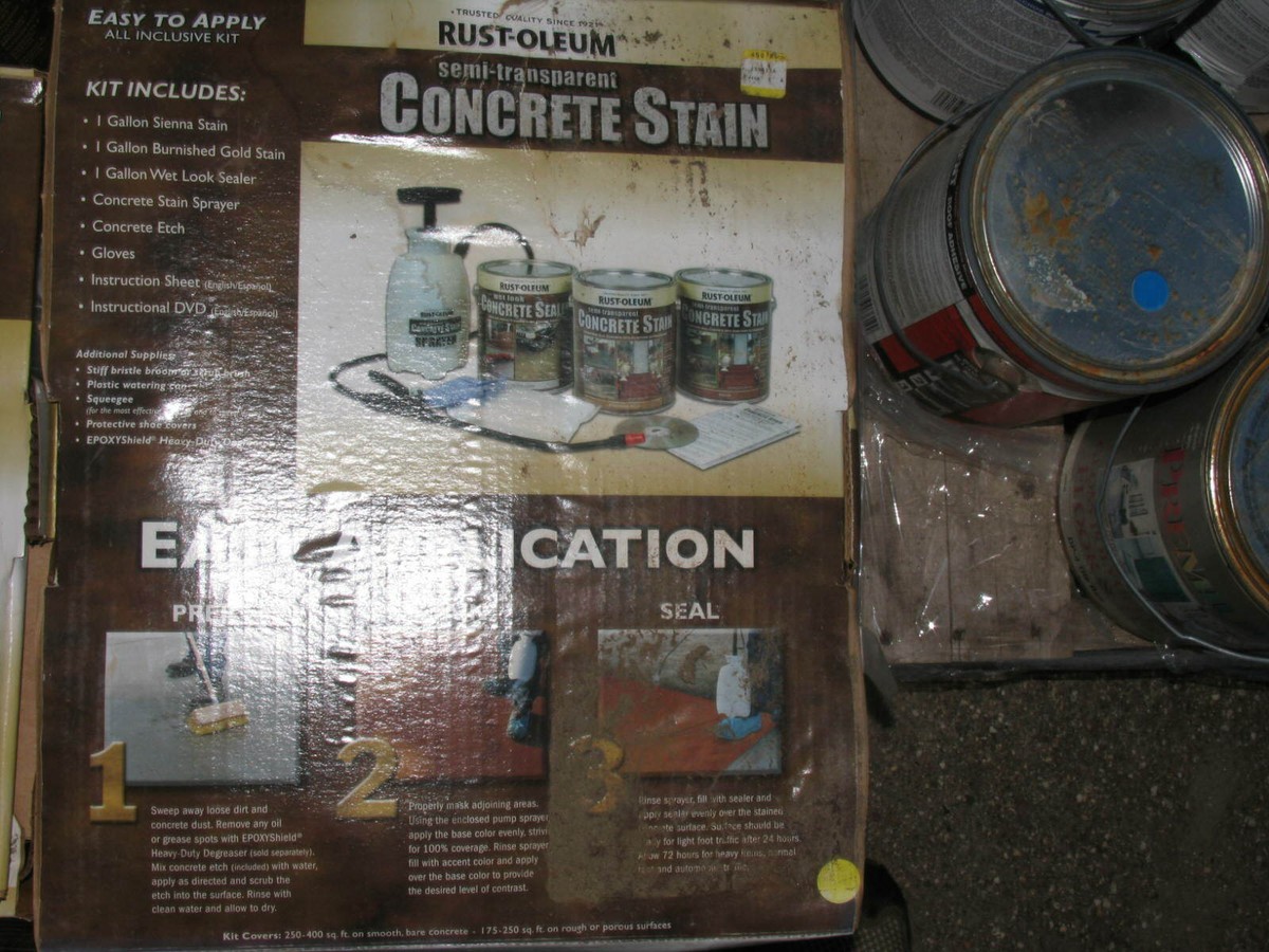 Rust Oleum Concrete Stain