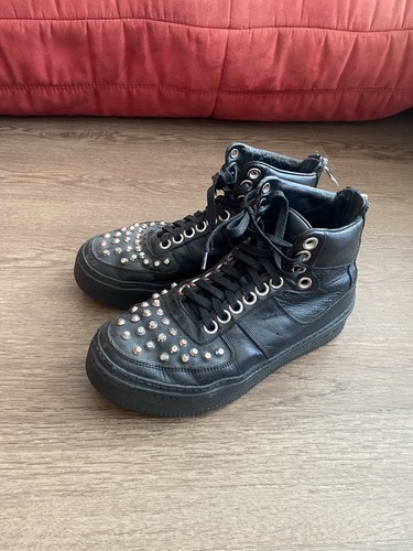 Neil Barrett 37 Sneakers Trainers Studded High Top Air Force One Style ...