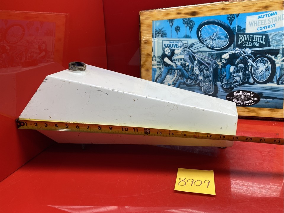 harley chopper prism coffin tank gas Fuel vintage Panhead Sportster ...