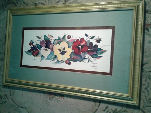 Large Framed Water Color Print by B. Sumrall Signed & Numbered | eBay