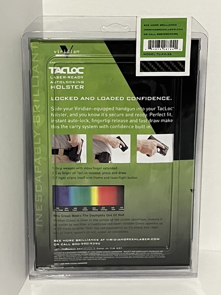 NEW Viridian TacLoc TL-KM-X2 Holster Black for Smith & Wesson M&P ...