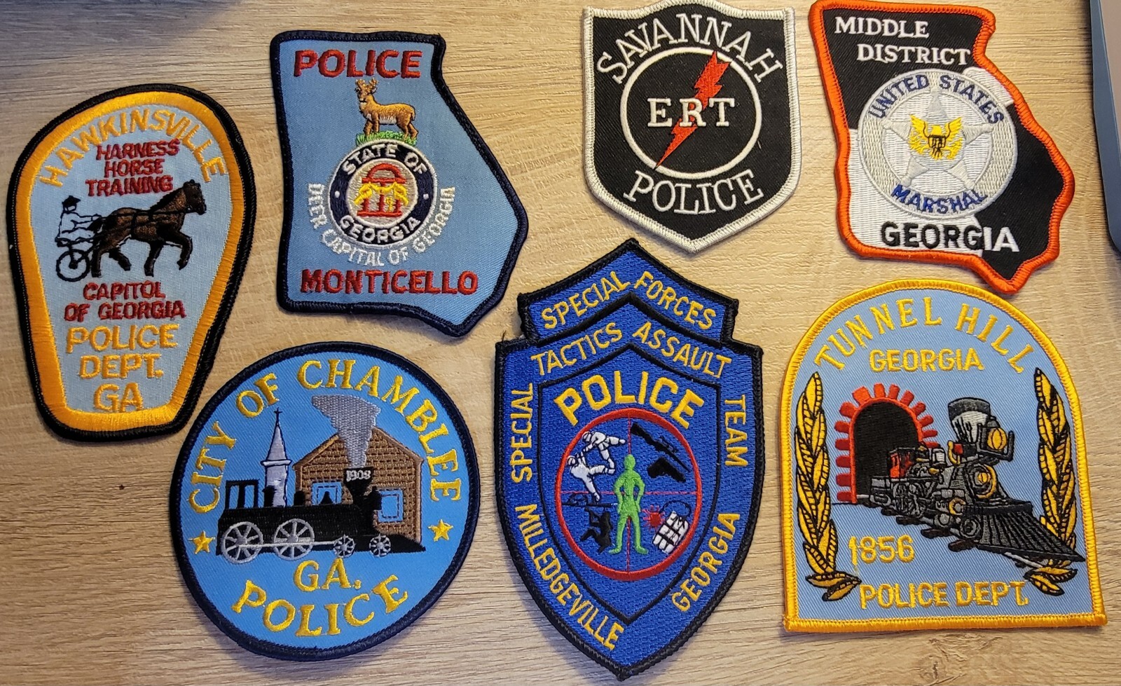 Vintage Georgia Police Patch Lot Of 7 | eBay