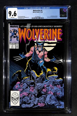 Wolverine #1 CGC 9.6 - 1st Wolverine as Patch - Marvel Comics 1988 (XO ...